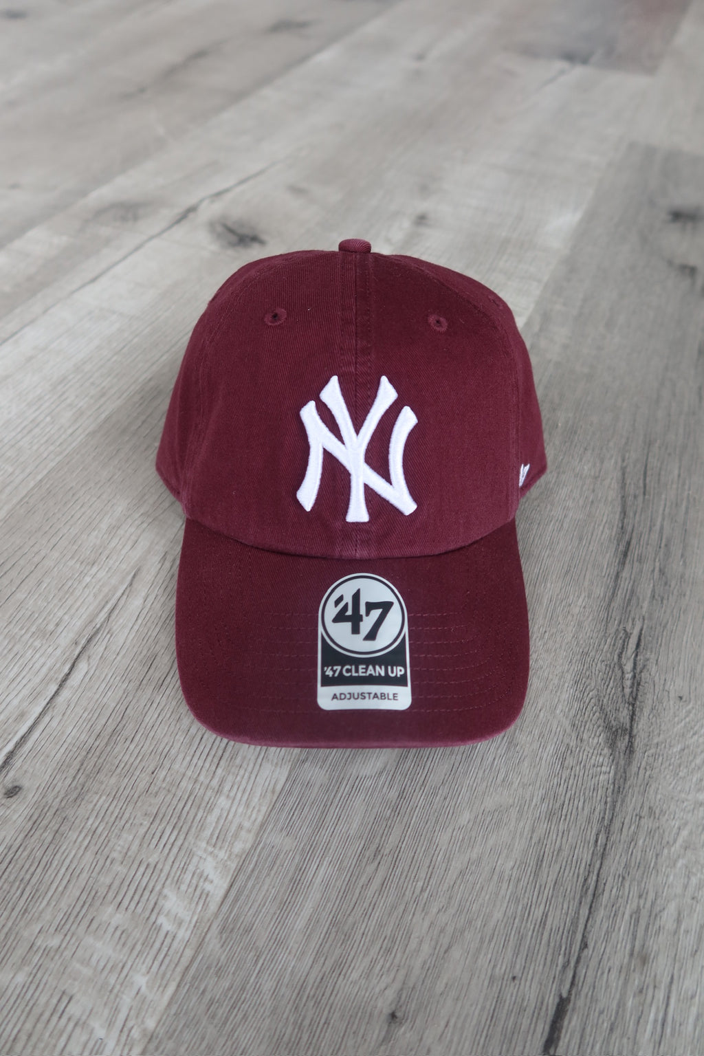 Burgundy New York Yankees 47’ Brand Baseball Hat – Drift Clothing Co.